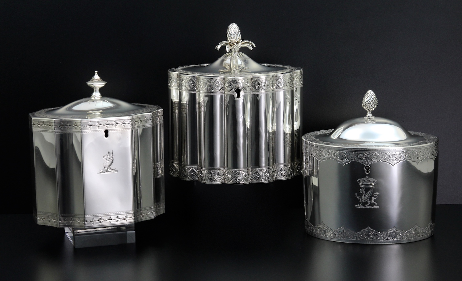 Silber-Galerie - INFOS "Teedosen"